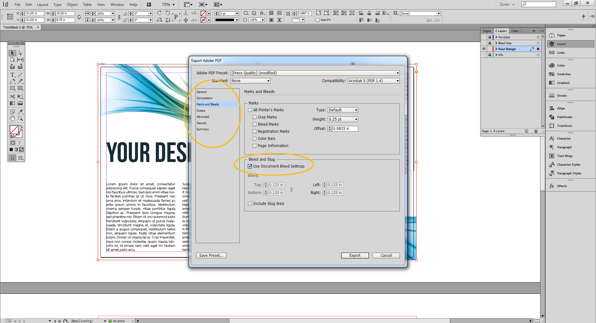 How to use the Adobe InDesign (.idml) Template from Newprint | Newprint ...