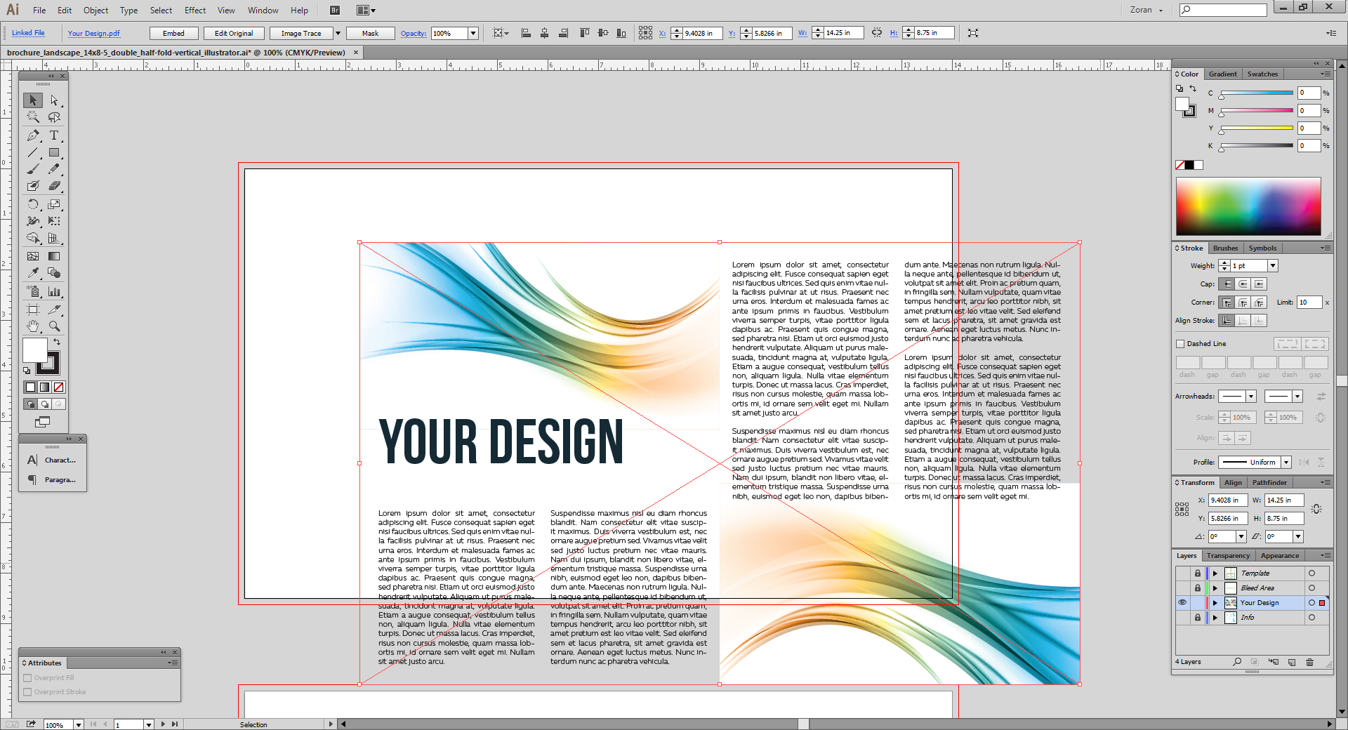 How to use the Adobe Illustrator (ai.) Template from Newprint ...