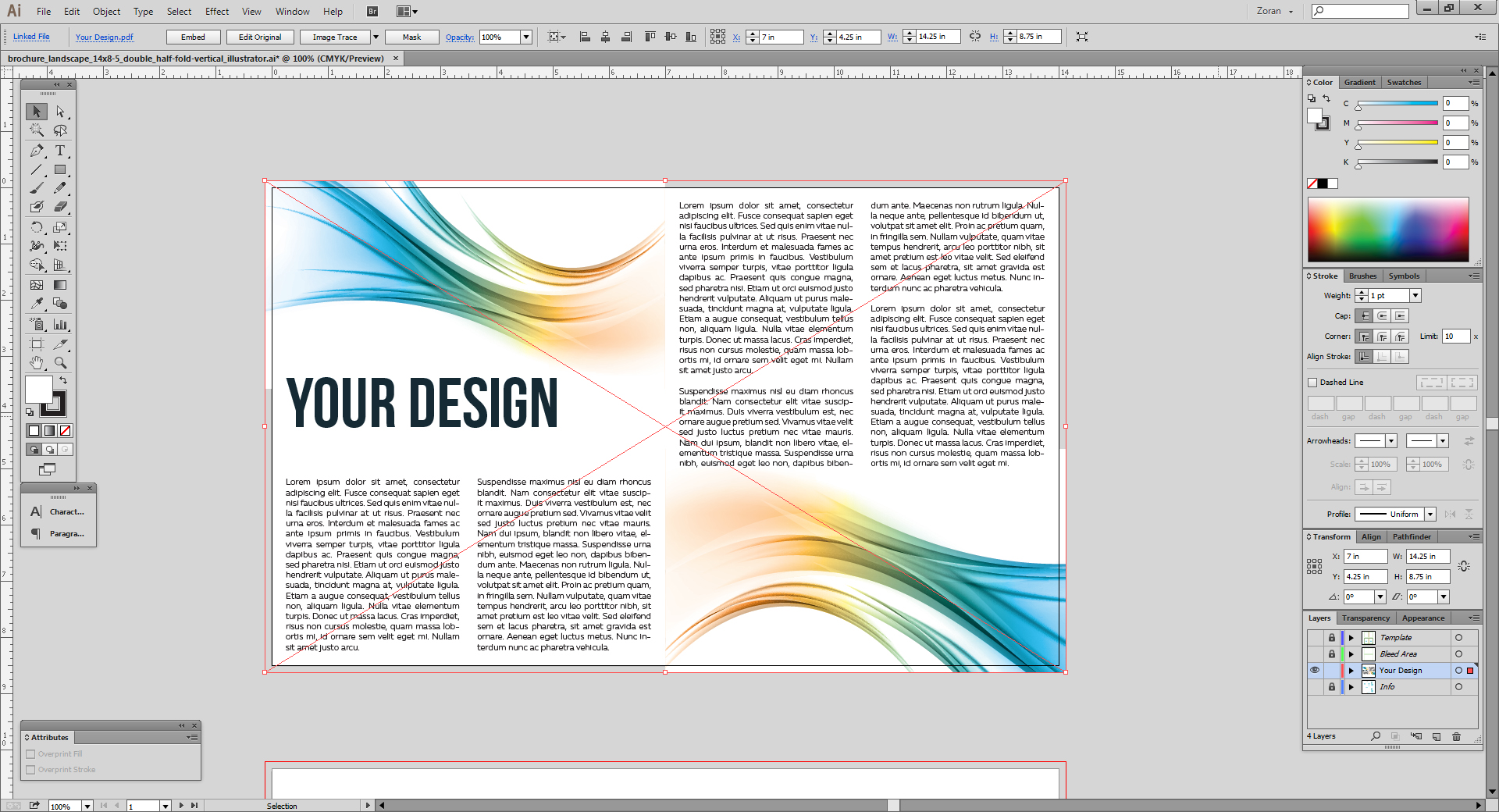 How to use the Adobe Illustrator (ai.) Template from Newprint ...