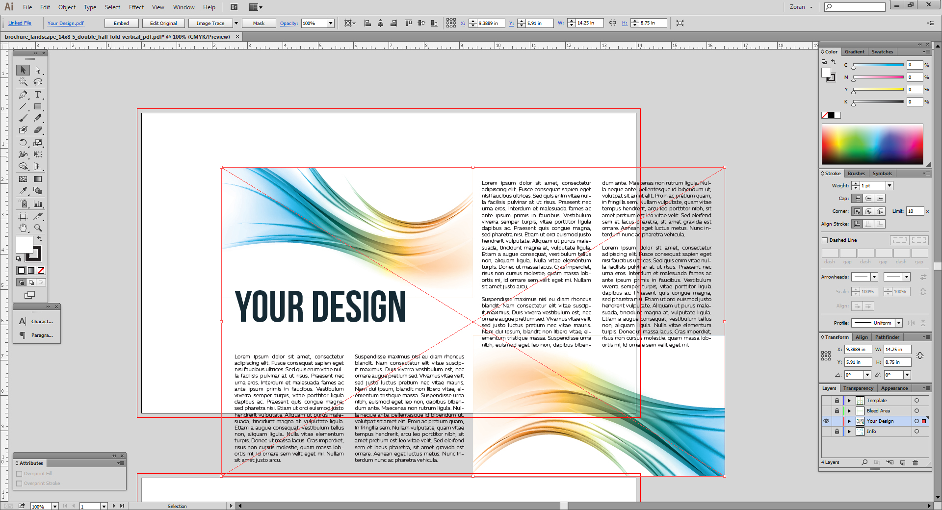 How to use the Adobe PDF (.pdf) Template from Newprint | Newprint Help