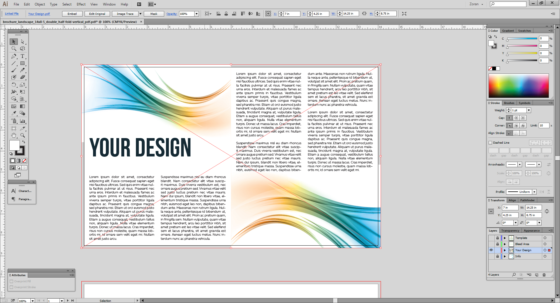 How to use the Adobe PDF (.pdf) Template from Newprint | Newprint Help