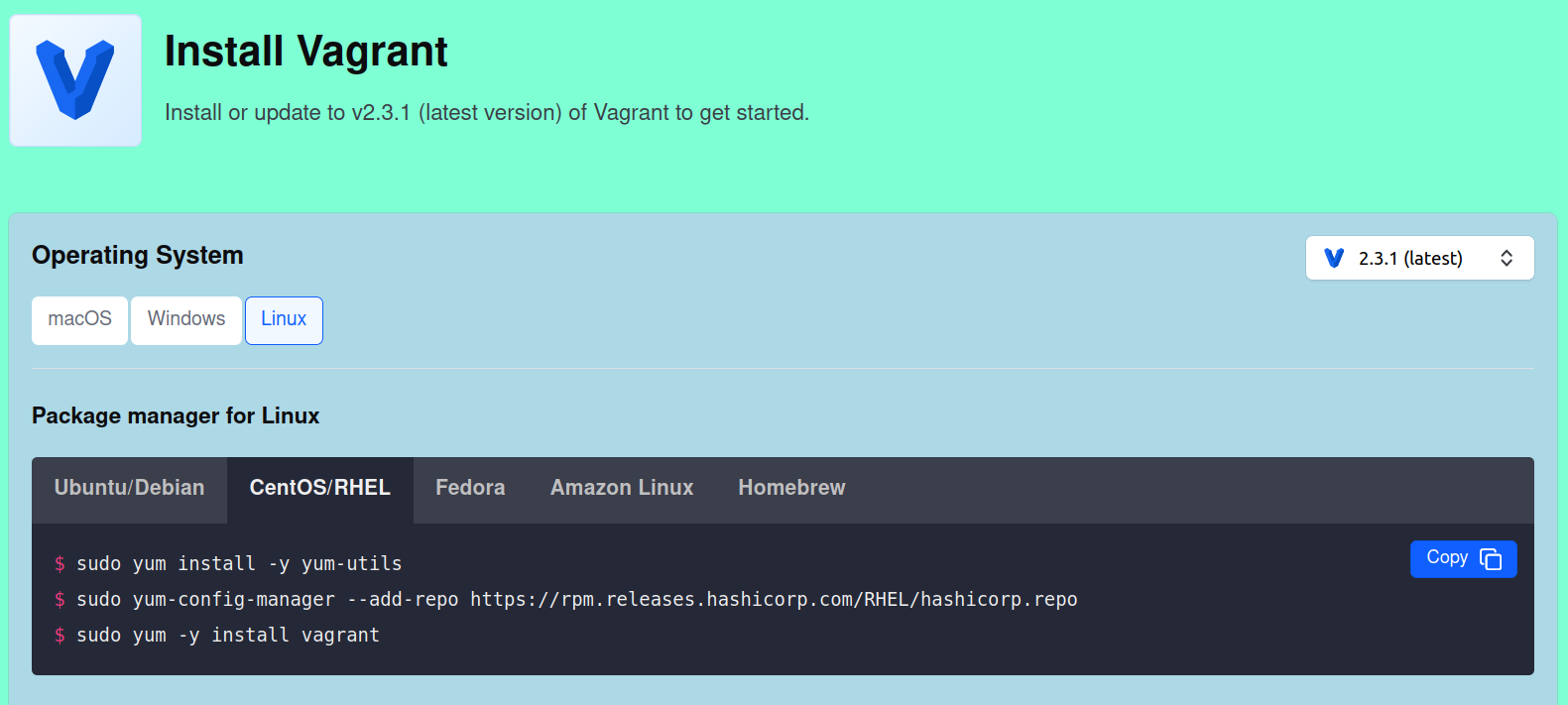 Installing Vagrant on Linux Hosts - Protectedservice Knowledge Base Installing Vagrant on Linux Hosts - Protectedservice Knowledge Base