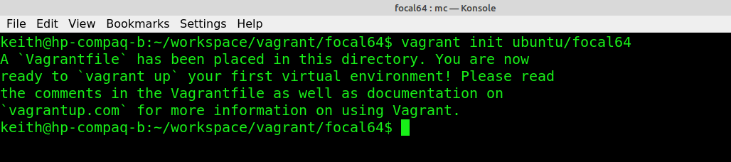Creating Your First Vm With Vagrant Protectedservice Knowledge Base