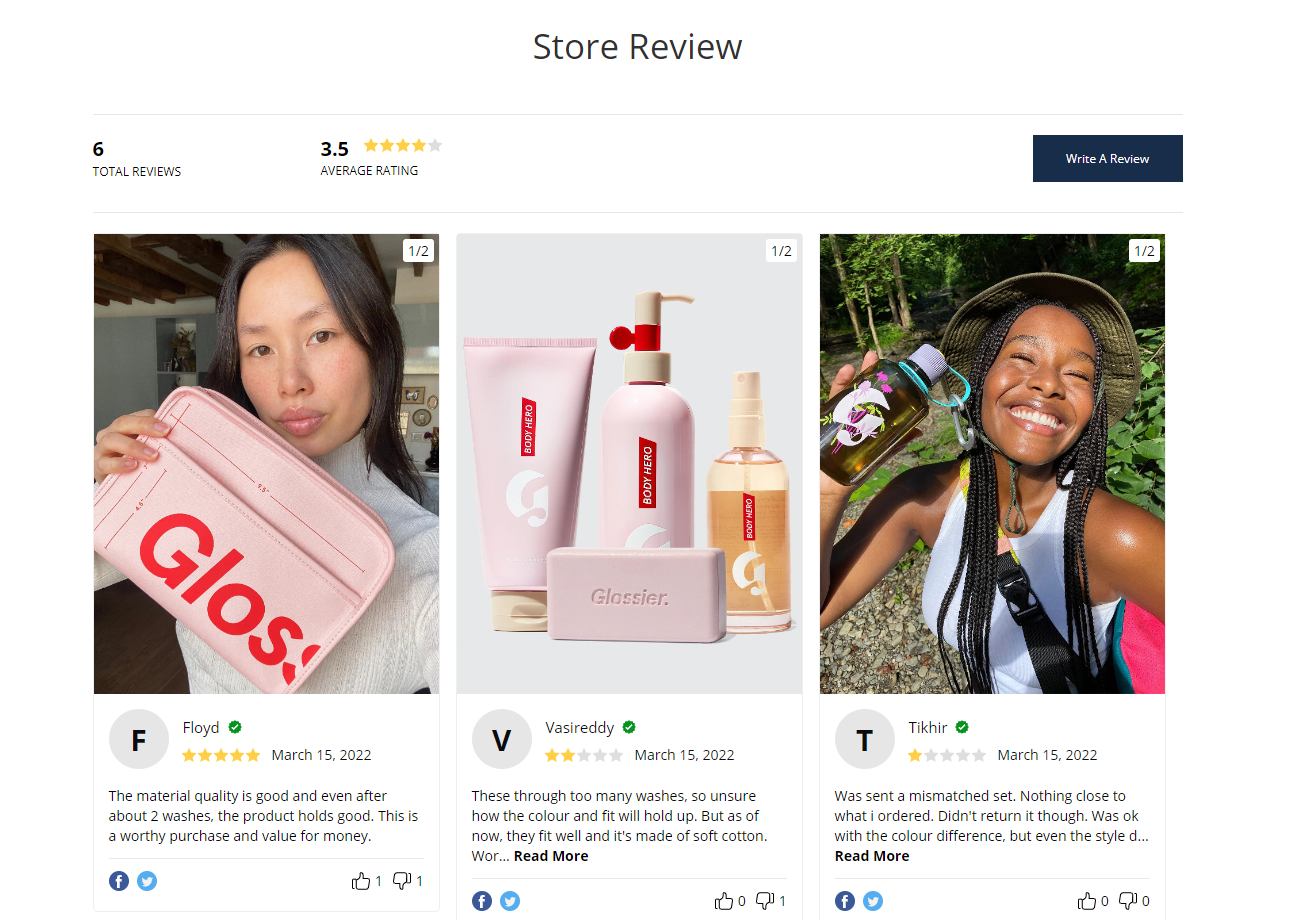 Where you can display Product Reviews? - WebContrive
