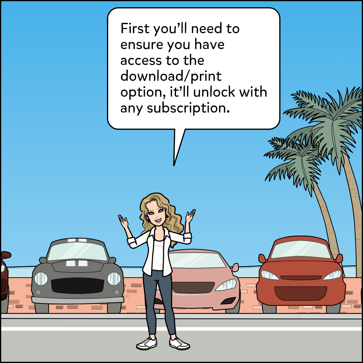 How To Download, Print or Share a Comic