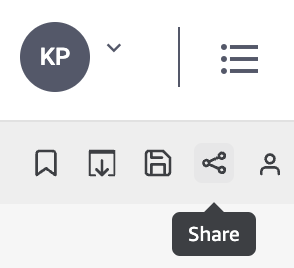 Sharing dashboard - TilliT