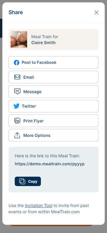 How to set up a Meal Train® page - Meal Train Help