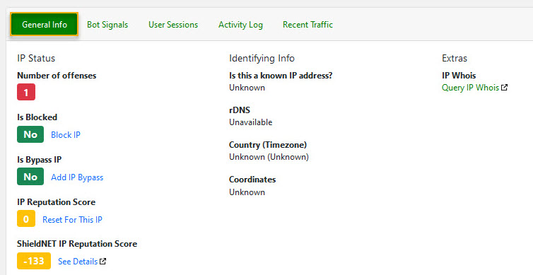 Warning Message: Shield Security Bot Check Failed - Shield Security for WordPress Knowledge Base