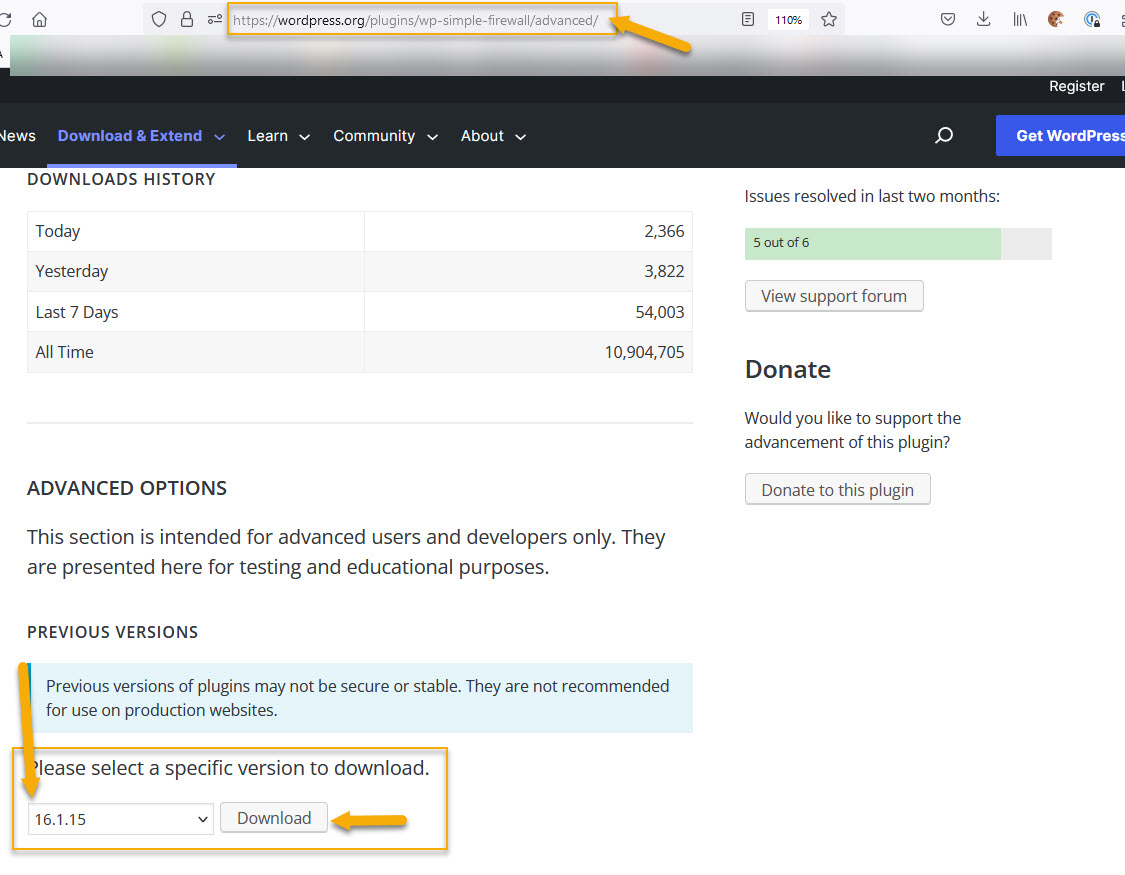 How to revert Shield back to the previous version - Shield Security for WordPress Knowledge Base
