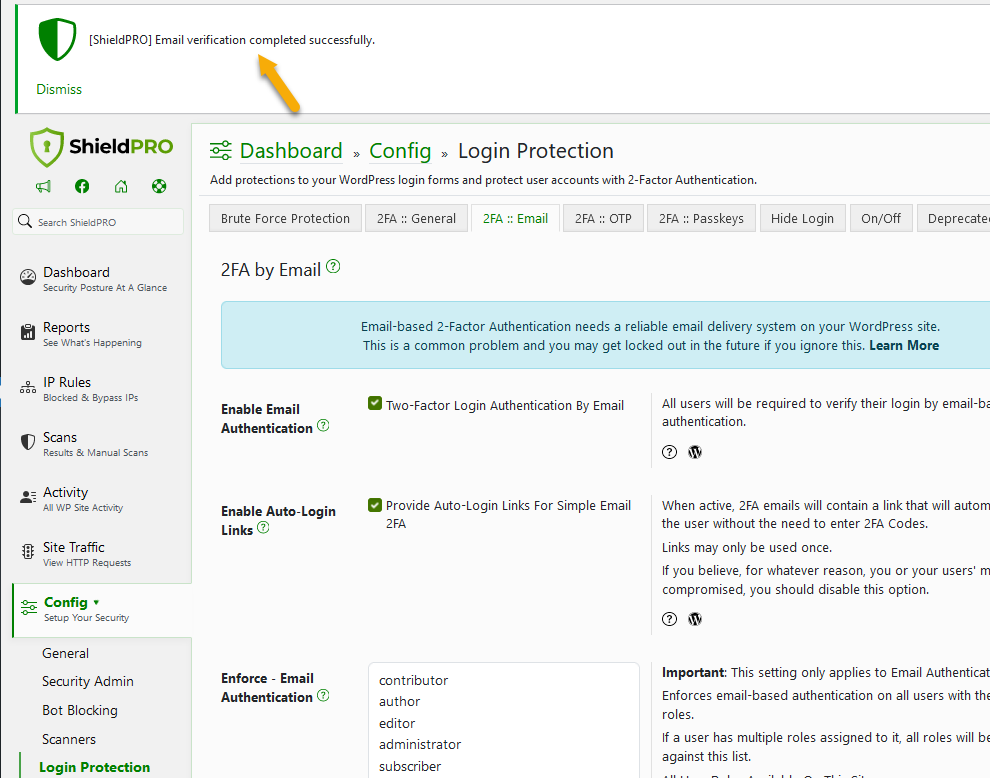 Email-based 2-Factor Authentication: Step-by-step settings - Shield ...