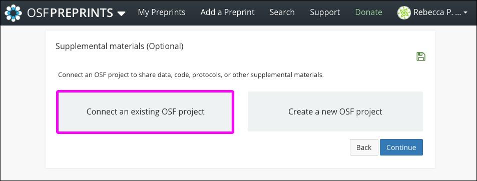 Edit Your Preprint - OSF Support