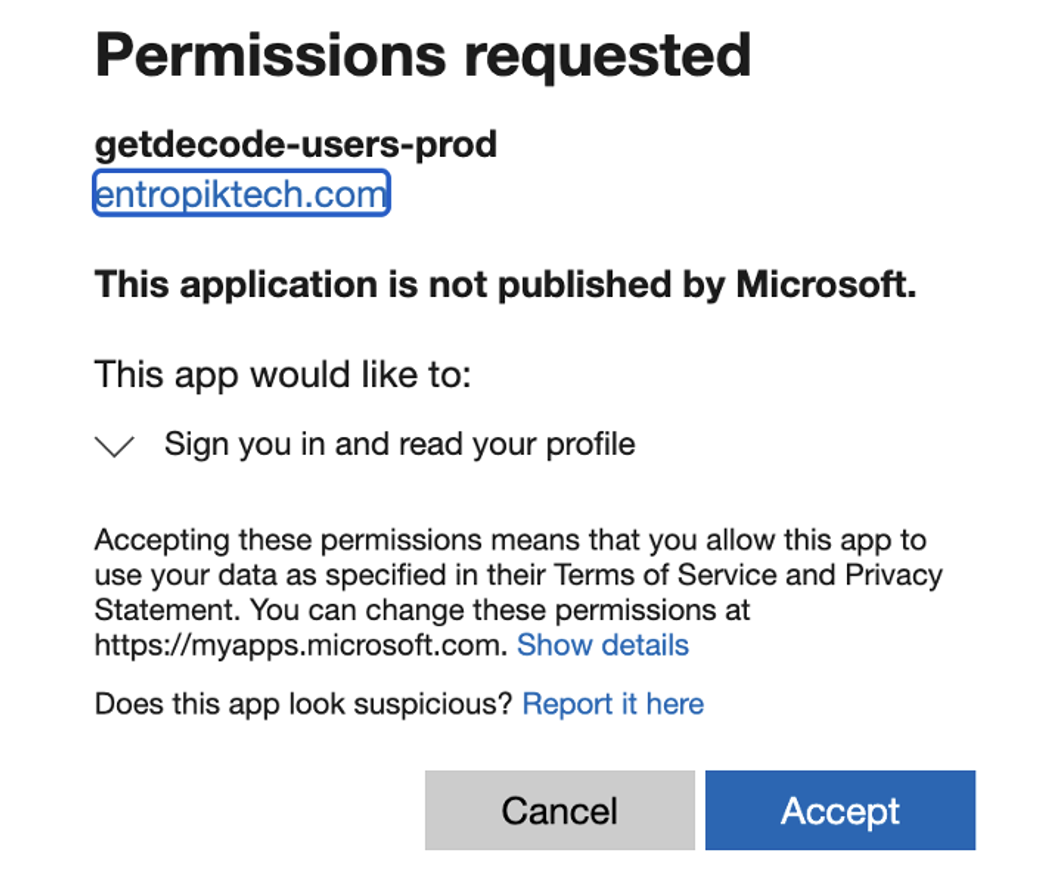 Sign-up using Microsoft SSO - Hi, how can we help?