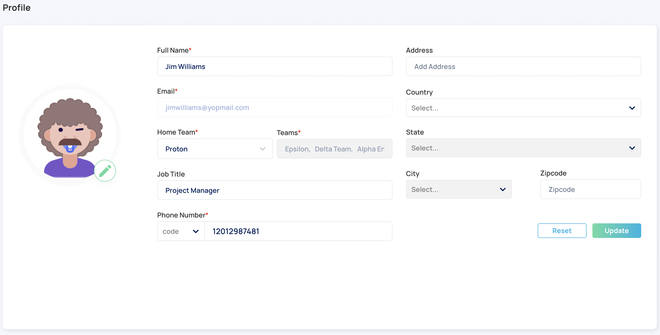 How to update your profile? - Hi, how can we help?