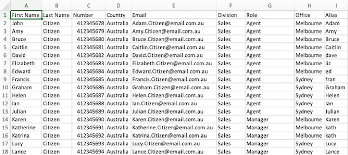 Importing Contacts – SMS Broadcast