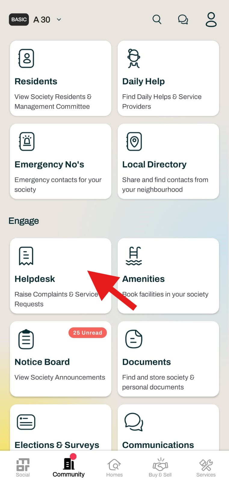 How can I re-open my helpdesk ticket from the Mygate app? | Mygate