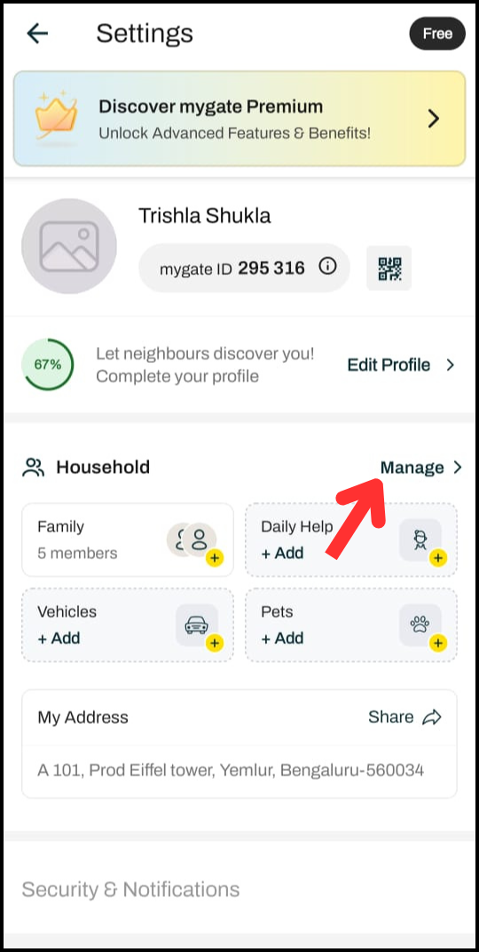 How to add my family members on Mygate ? | Mygate
