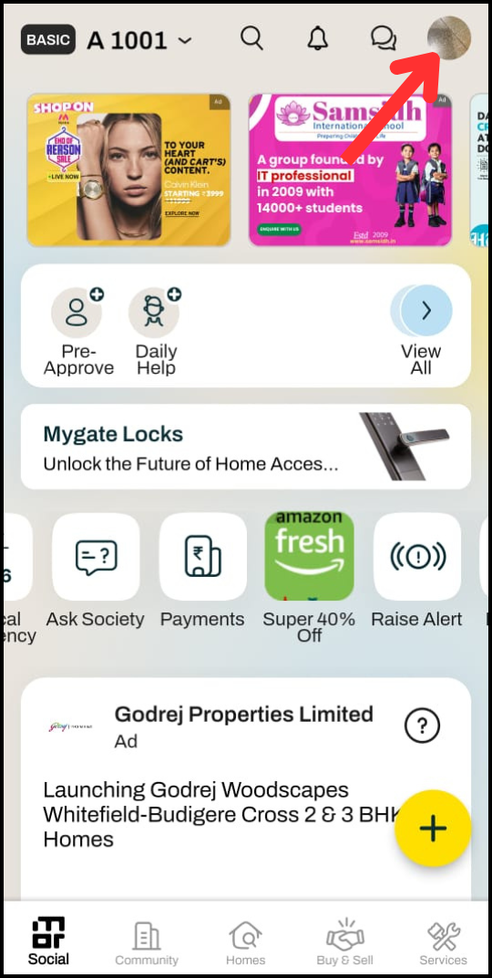 How do I update my Name, Email ID or Number on the app? | Mygate