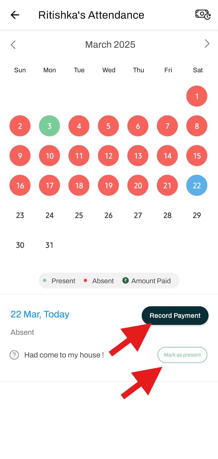 How to check daily help attendance from the app? | Mygate