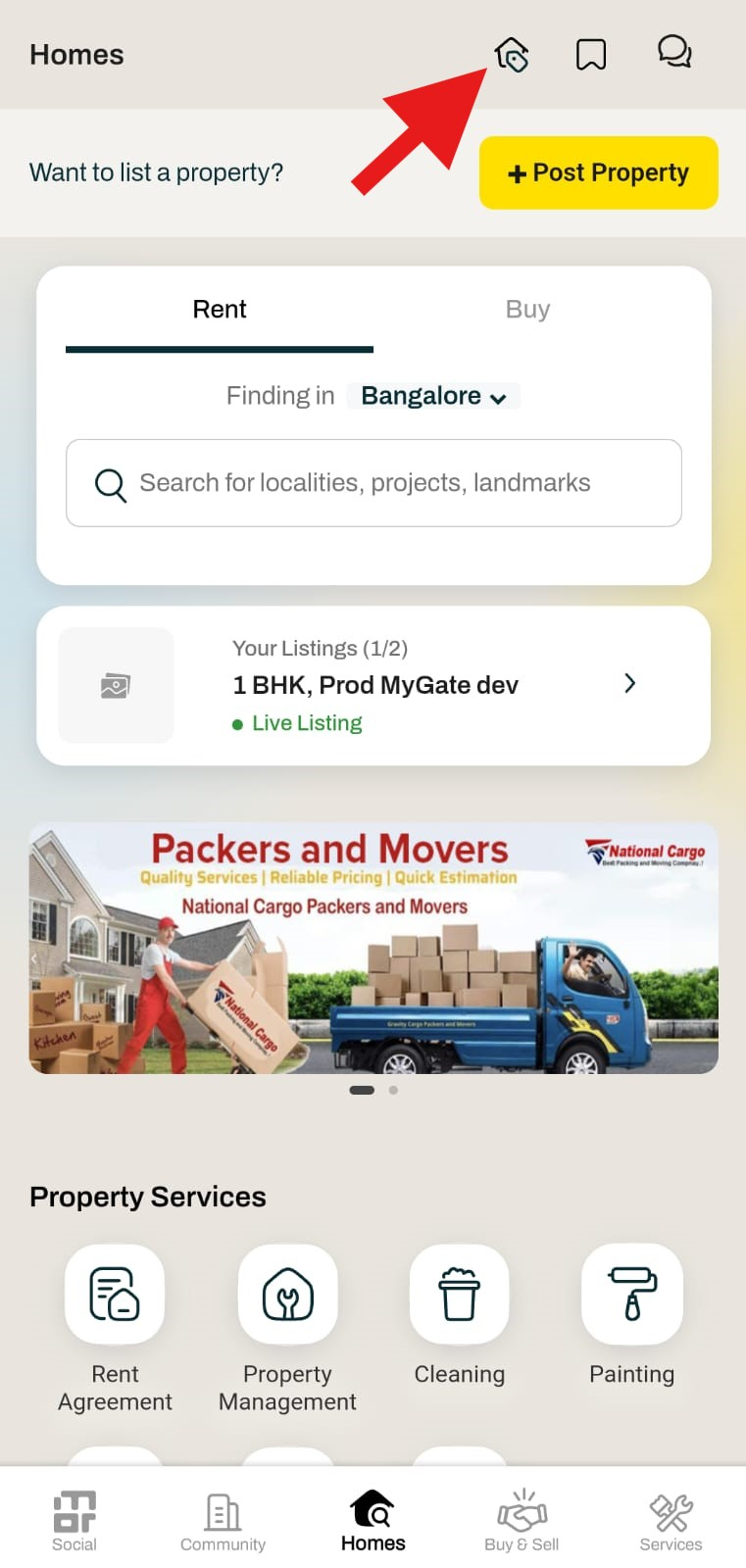 What steps do I follow to edit or delete my existing property listing ...