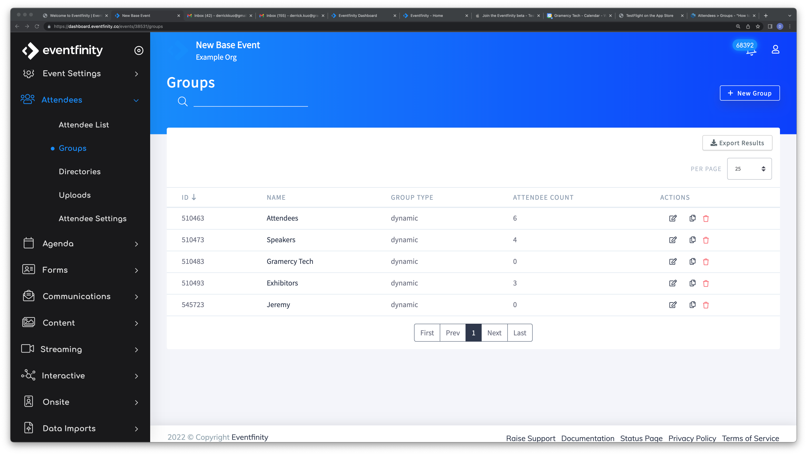 Groups Quick Start | Eventfinity Dashboard Helpsite