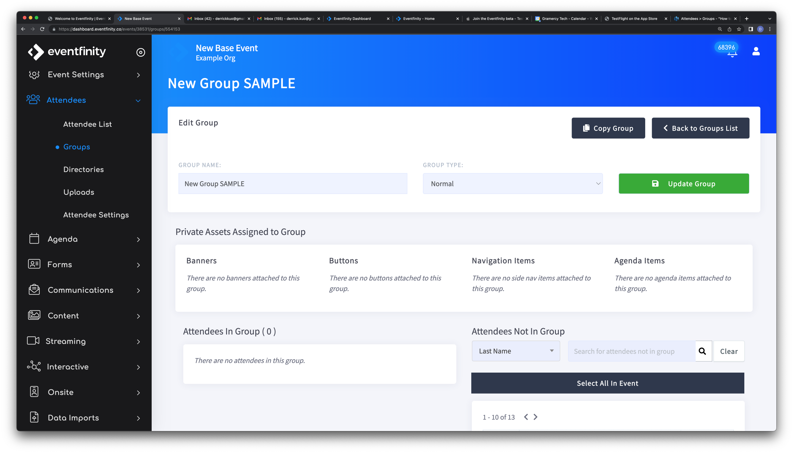 Groups Quick Start | Eventfinity Dashboard Helpsite