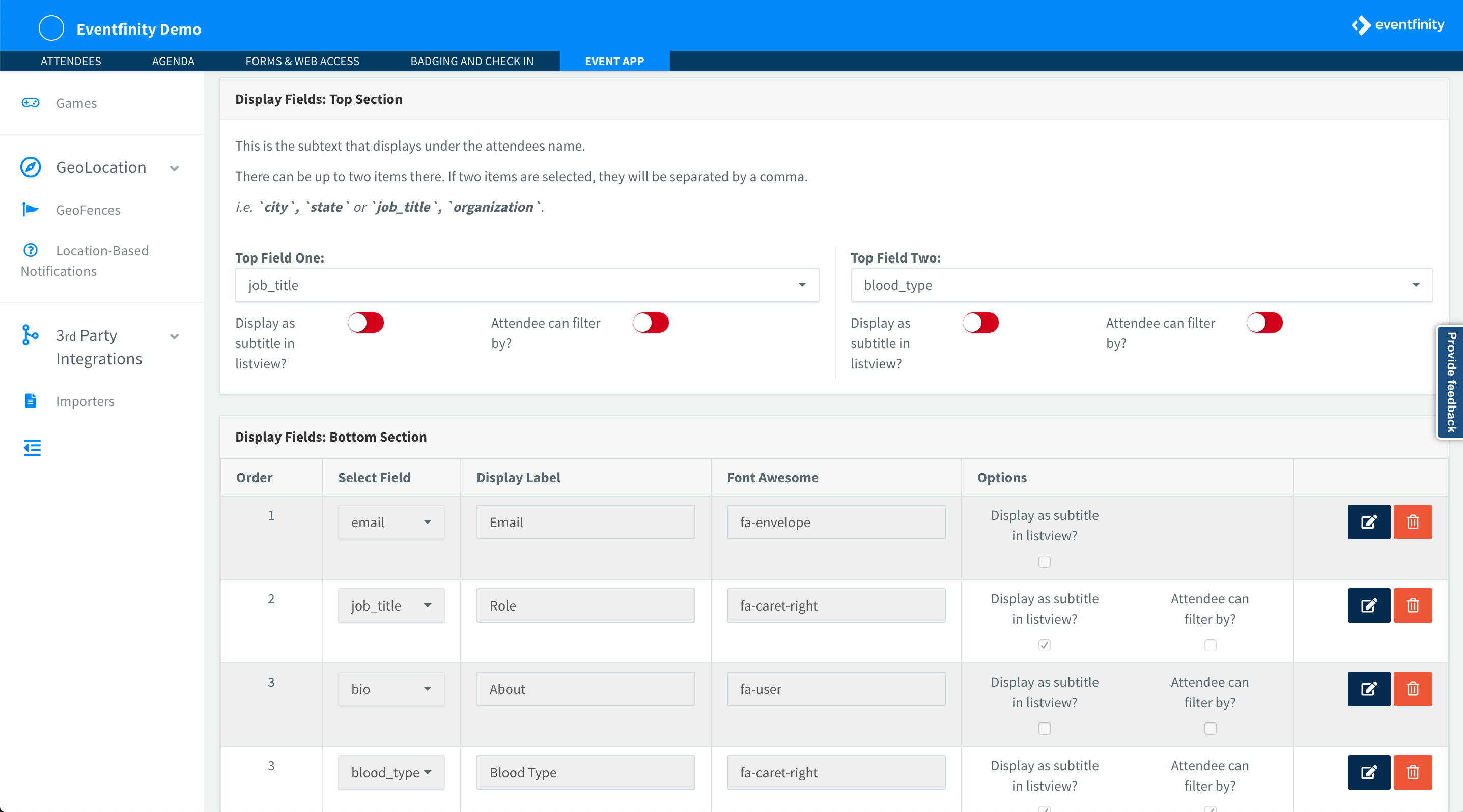 How to create an attendee directory | Eventfinity Dashboard Helpsite