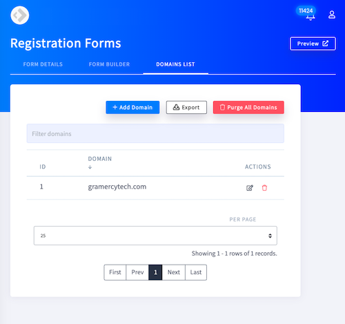 Limiting Registration Forms to a Domain | Eventfinity Dashboard ...
