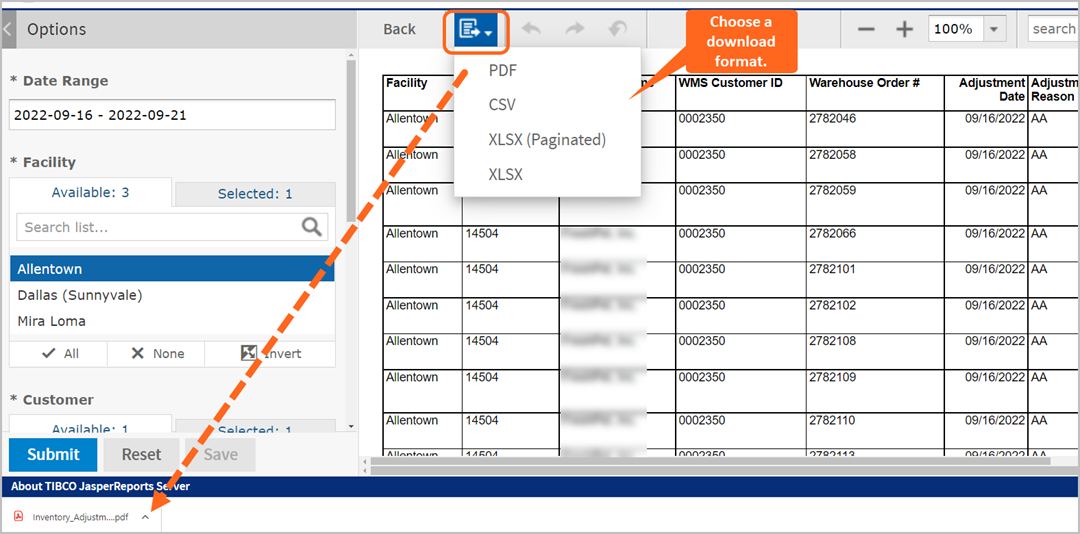 Basics of reporting | Knowledge Center