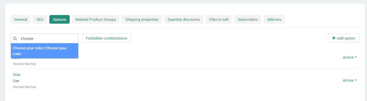 Options & Variations | goimagine Maker Support Center