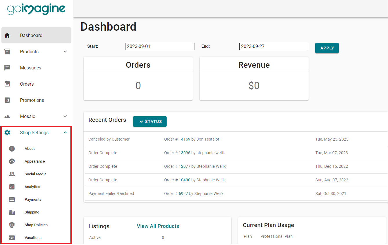 Getting Started Checklist | goimagine Maker Support Center