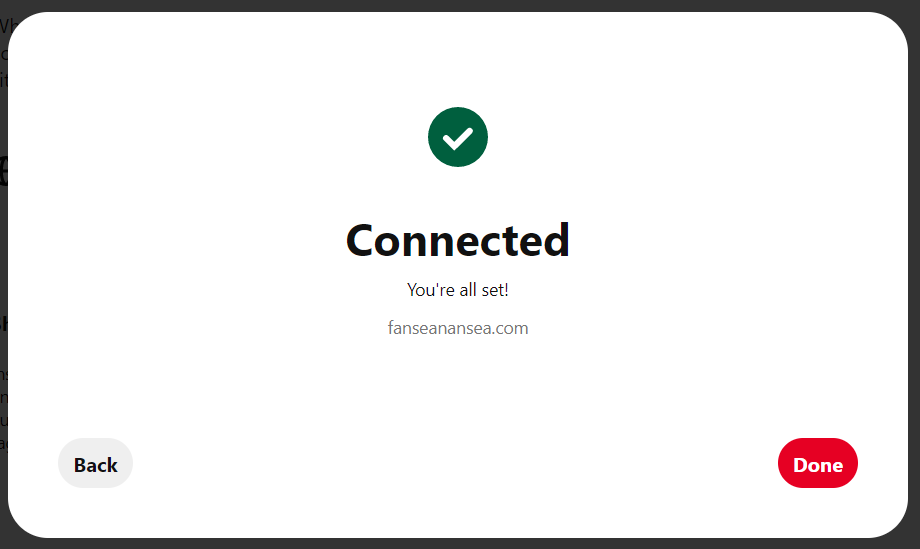 Pinterest - Claim your website (Mosaic Only) | goimagine Maker Support Center