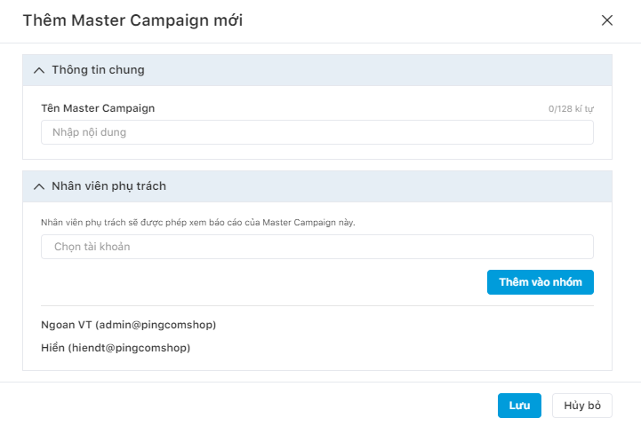 Master Campaign - MOBIO