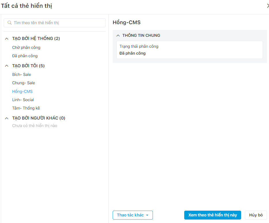 Ticket display cards - MOBIO