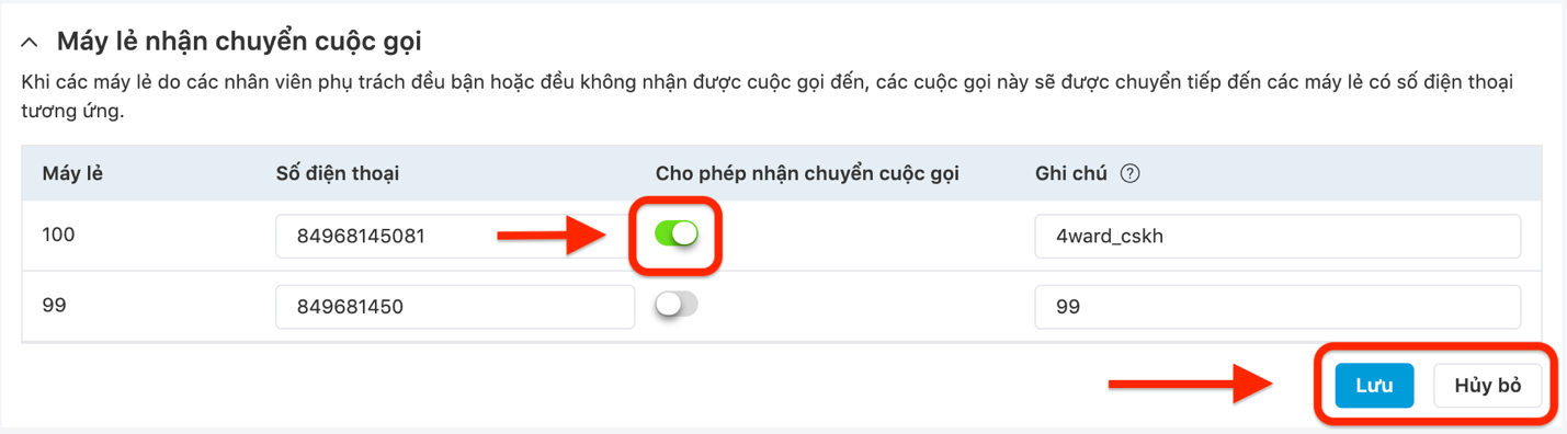Ext. configuration - MOBIO
