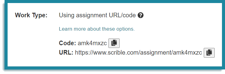 Distribution Options for Assignments | Scrible
