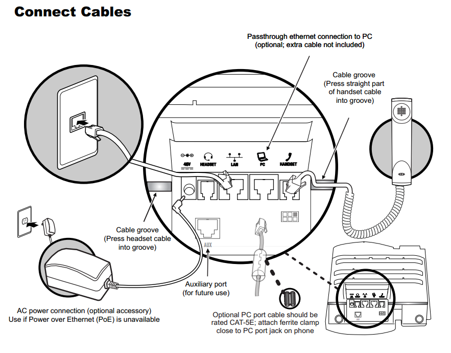 How to Connect the Polycom VVX400 Series | Main KB - Support