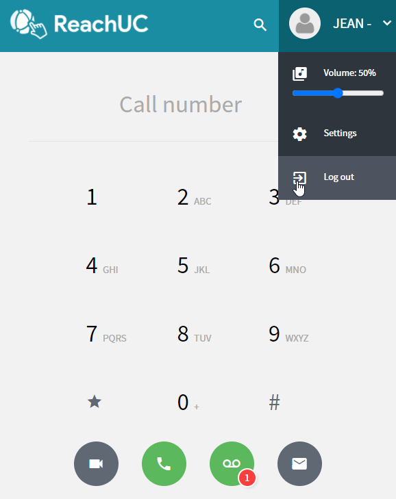 ReachUC - How to log out of the ReachUC Application | Main KB - Support