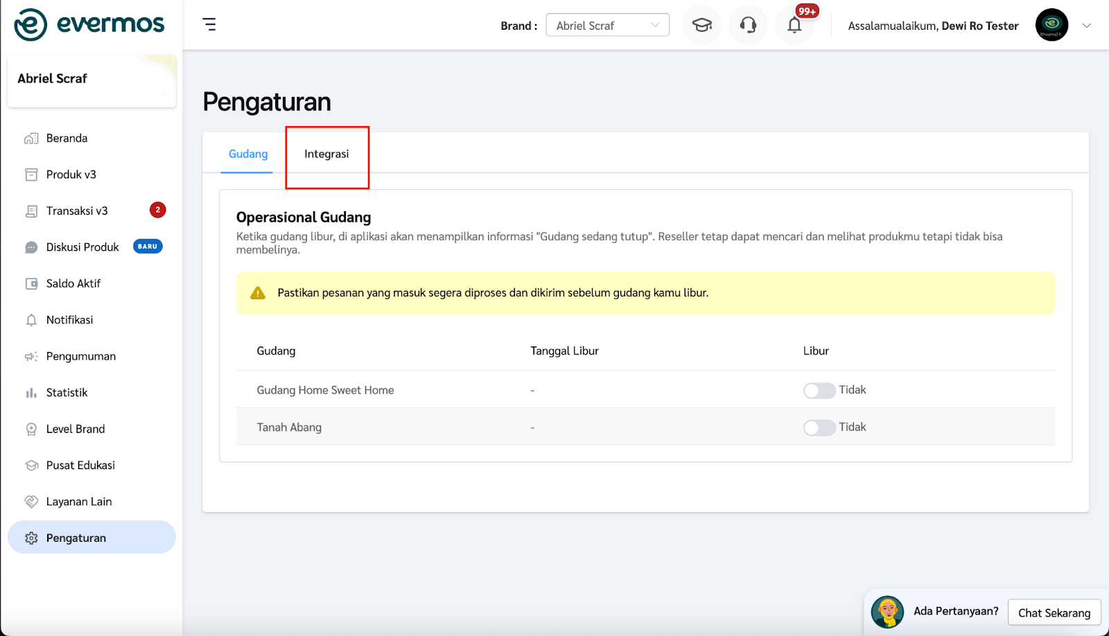Integrasi Evermos dengan Jubelio | Pusat Edukasi Brand - Evermos