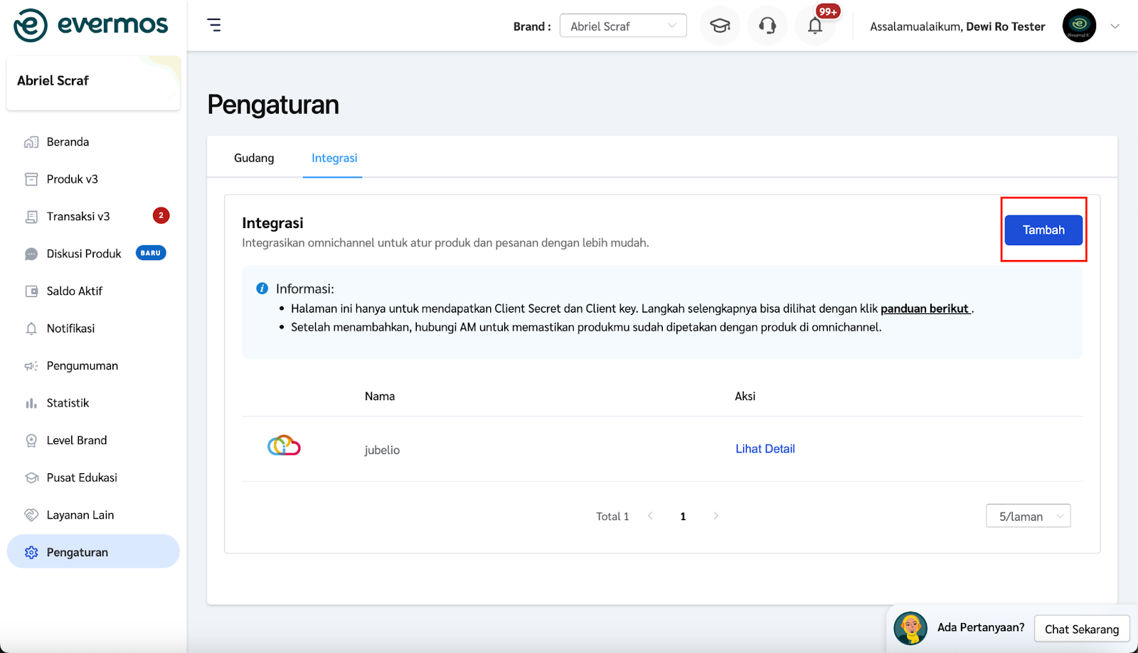 Integrasi Evermos dengan Orbiz | Pusat Edukasi Brand - Evermos