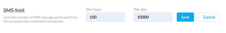 How do I set an SMS limit? | 2degrees