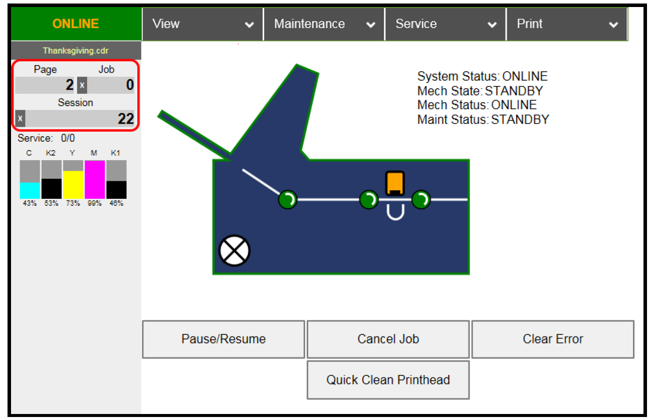 Ink Usage and Ink Estimation | iJetColor Classic