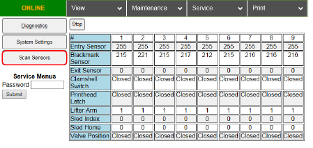 Date and Time, Scan Sensors | iJetColor Classic