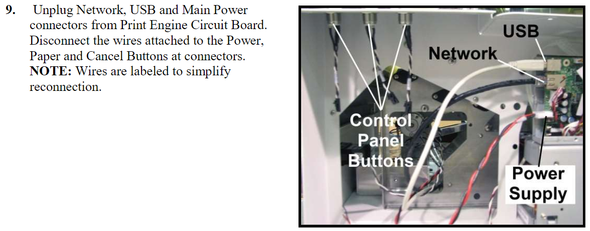 Replacing the Exit Sensor | iJetColor Classic