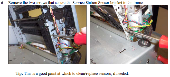 Replacing the Exit Sensor | iJetColor Classic