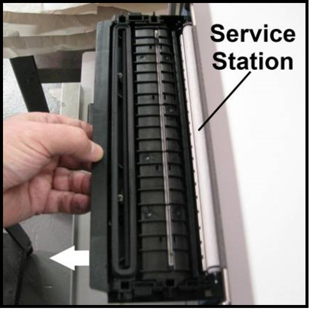Removing the Service Station | iJetColor Classic