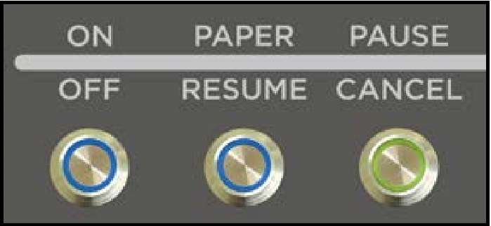 Control Panel Light Sequences | iJetColor Classic