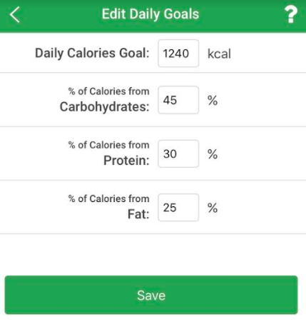 Q: What are macro goals and how do I use them in Track? | Nutritionix