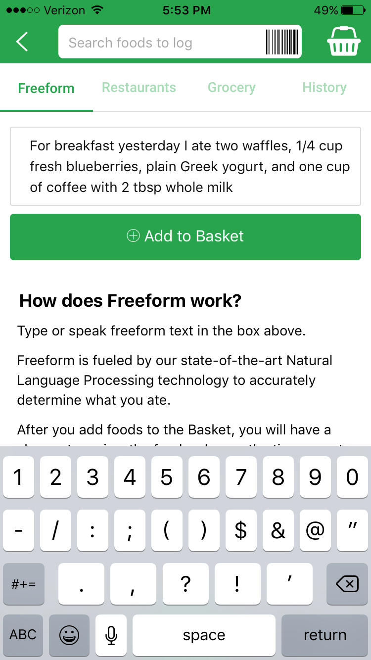 What's the fastest way to log my foods? | Nutritionix