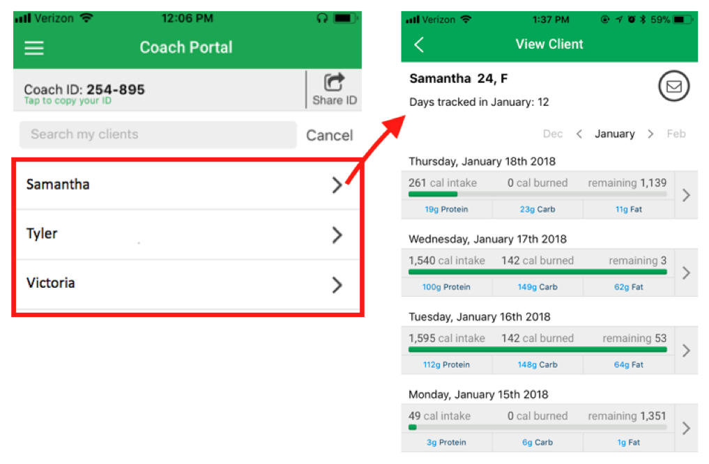 Coach's Guide | Nutritionix