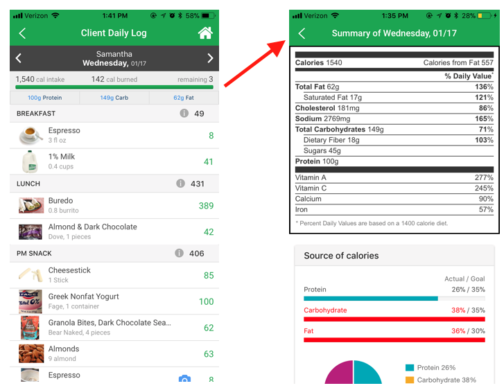 Coach's Guide | Nutritionix